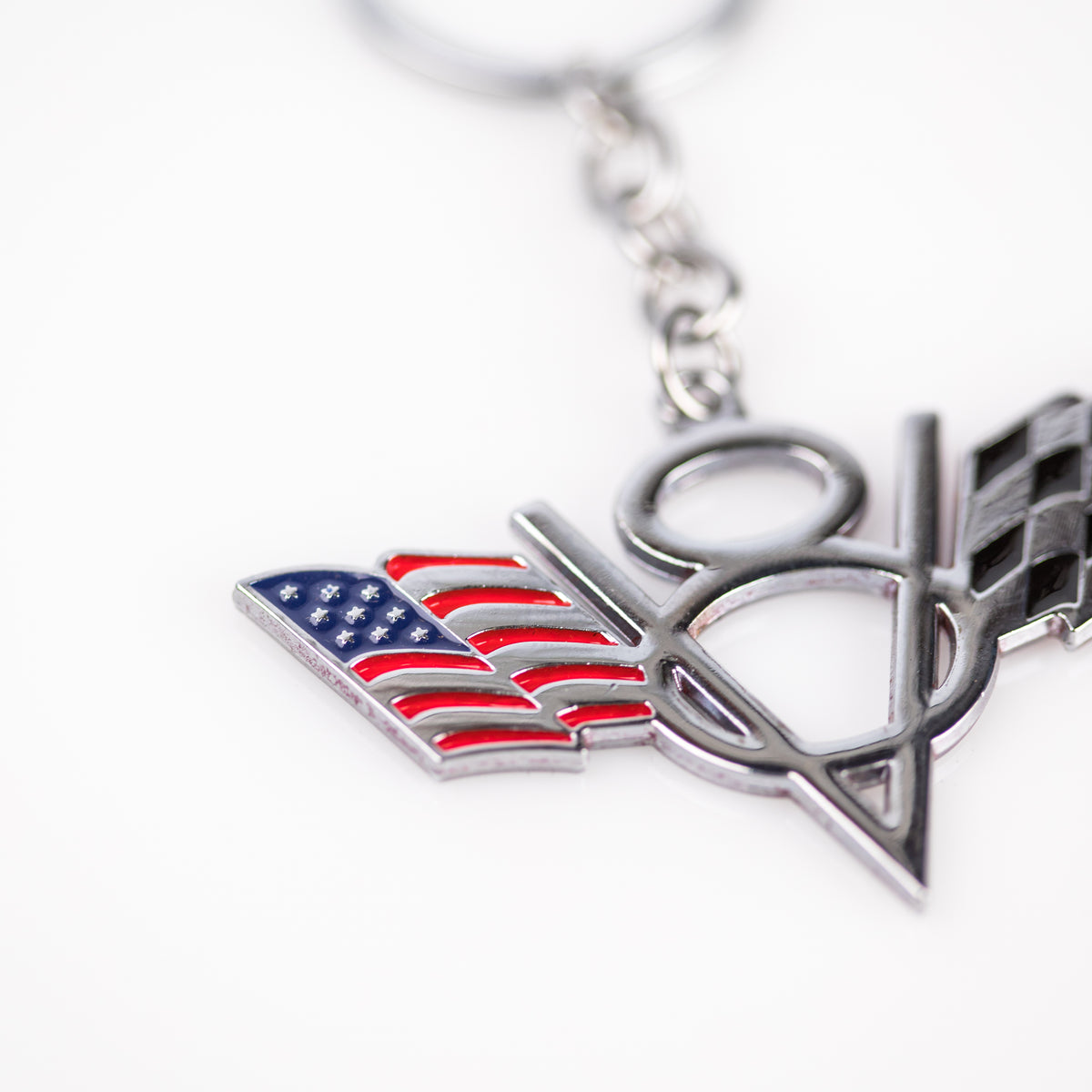 V8 Metal Flag Keychain – The Official FNA Store