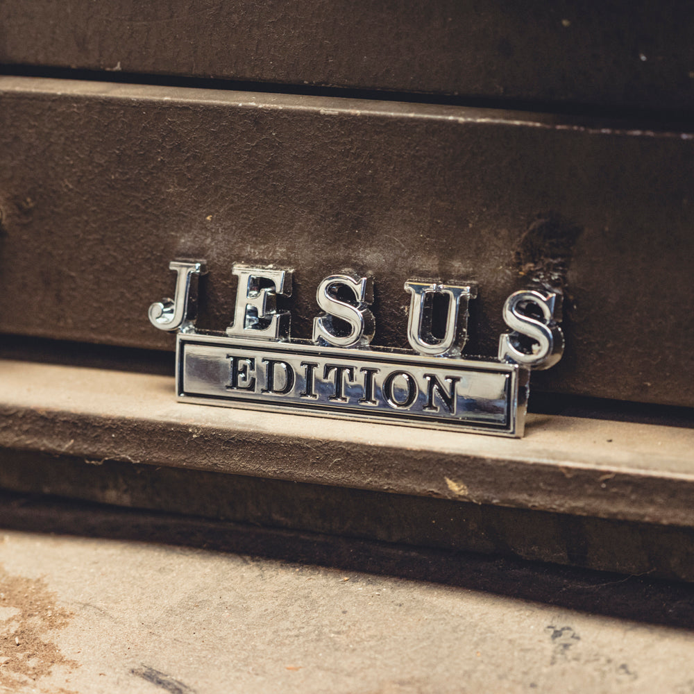 Jesus Edition Chrome Vehicle Badge – The Official FNA Store