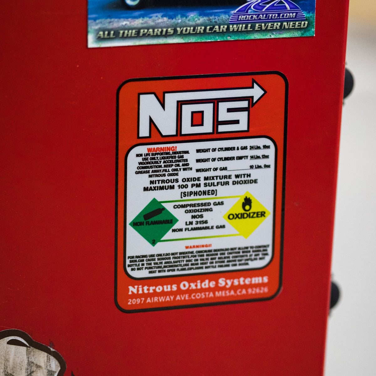 NOS Warning - Sticker – The Official FNA Store