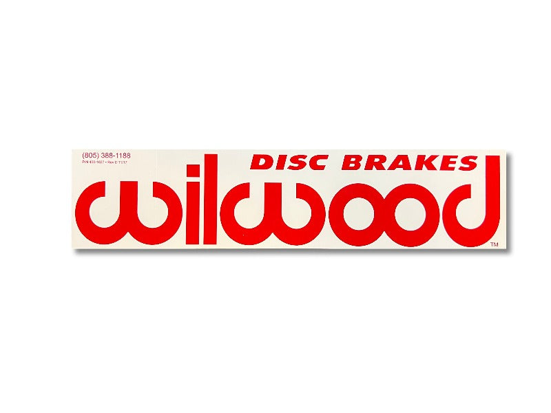 Wilwood Disc Brakes - Sticker – The Official FNA Store